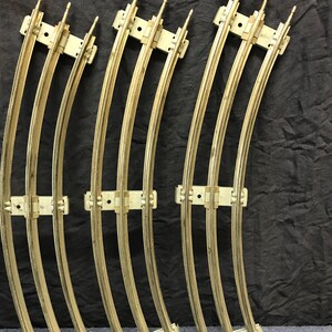 Vintage Ten Piece 027 Gauge Curved Model Train Track. - Etsy