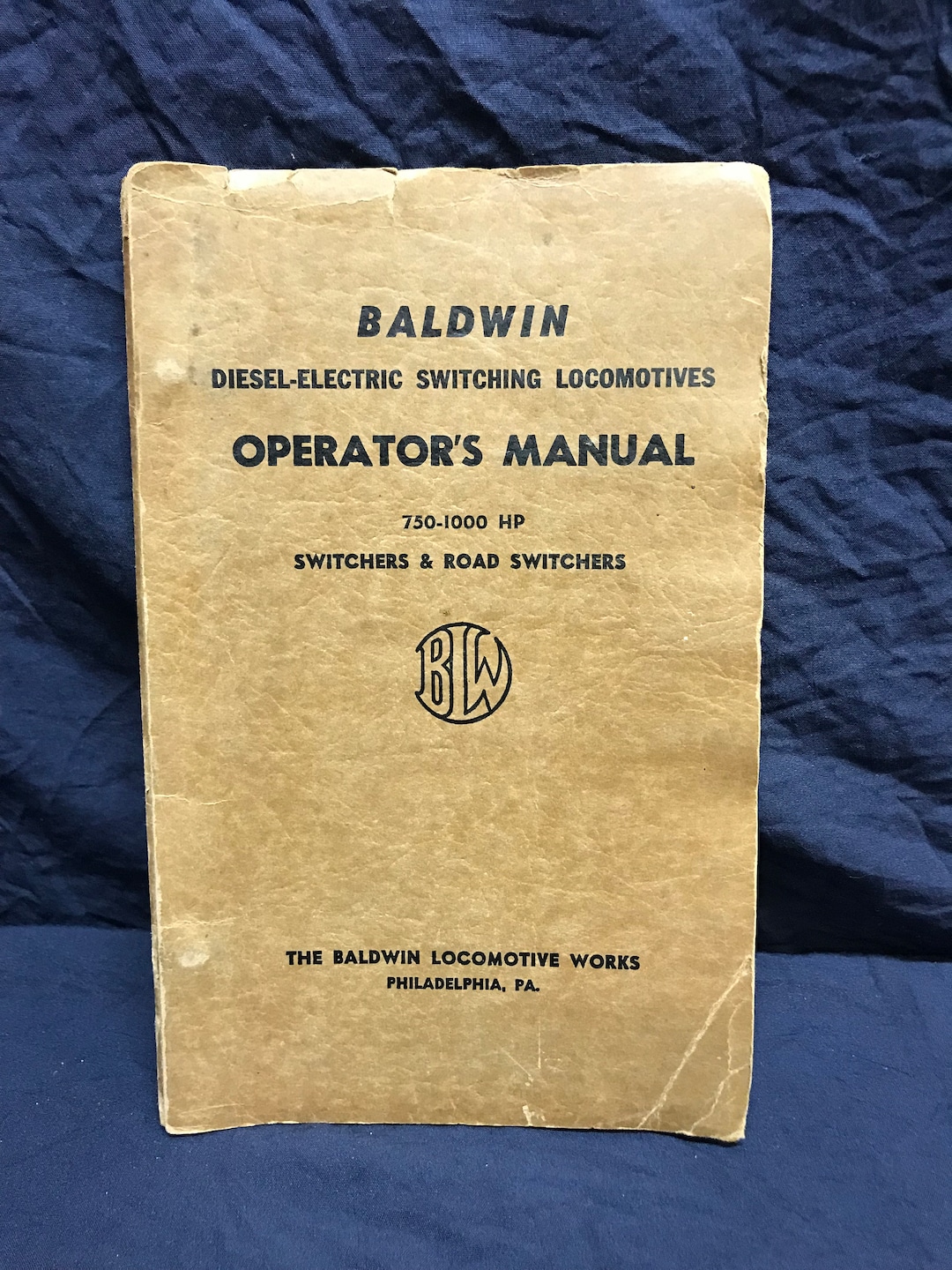 Vintage Mid Century Baldwin Diesel Electric Locomotive Operators Manual ...