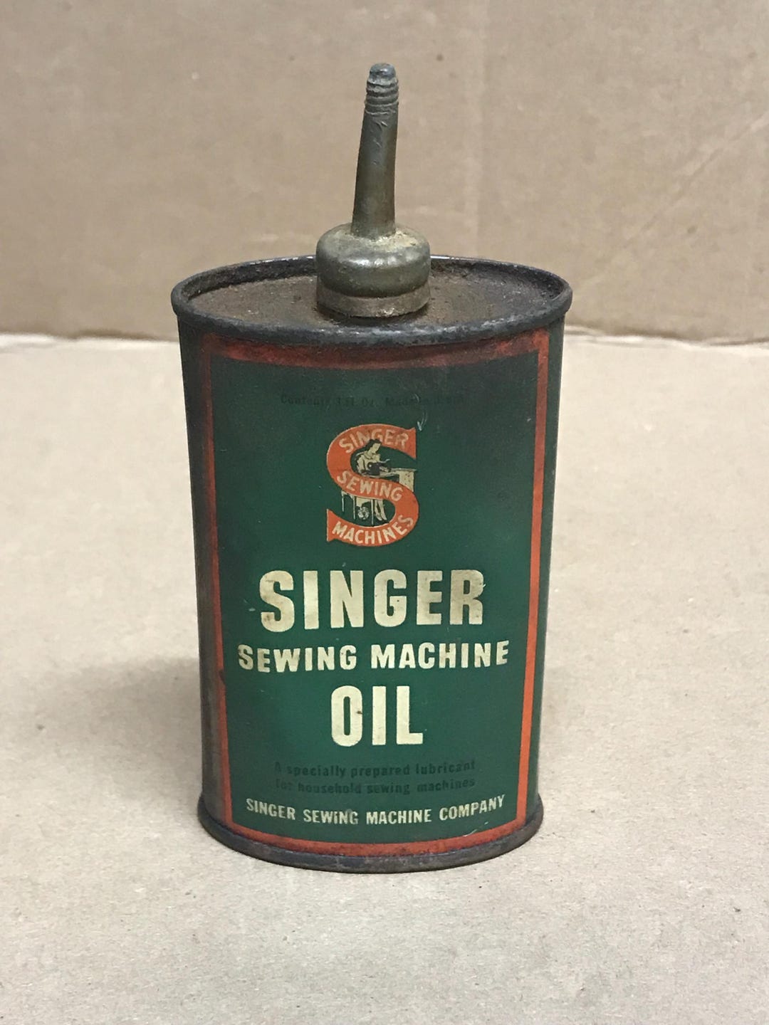Vintage Singer Sewing Machine Oil Can: Advertising Collectible - Etsy