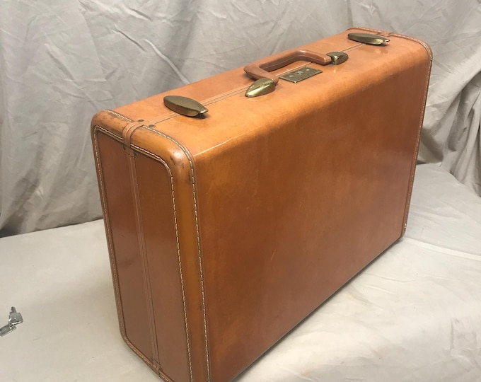Vintage Samsonite Hard Sided Suitcase With Keys. Vintage Luggage. - Etsy