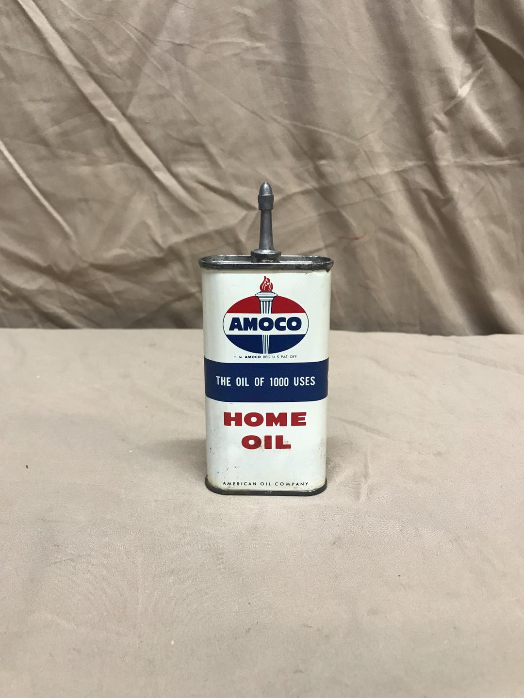 Vintage Amoco Home Oil Can: 3 Ounce Lead Top - Etsy