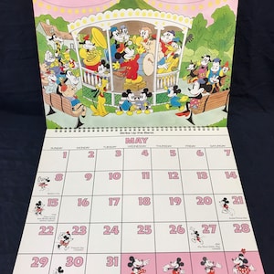 Vintage Walt Disney’s 1977 Mickey Mouse Calendar. New Old Stock Walt ...