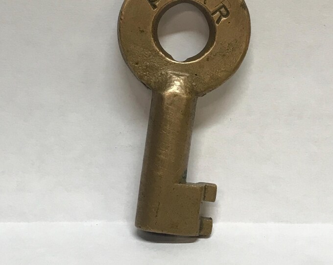 Larger, Vintage Penn Central Railroad Switch/signal Key. Brass Railroad ...