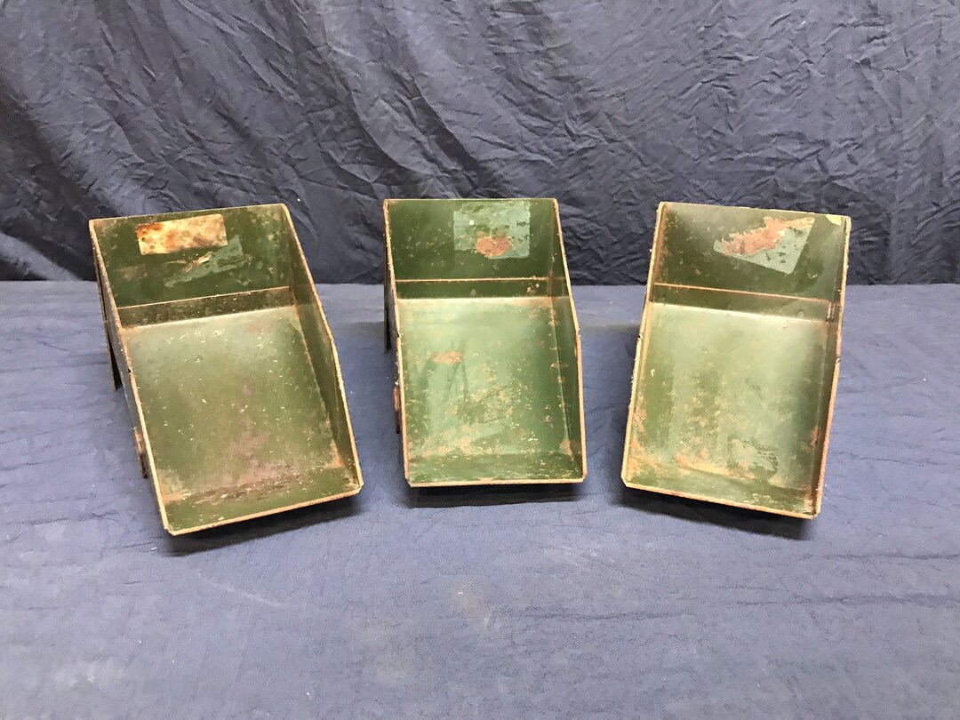 Vintage Three Piece Modular Stacking Hardware Bins. Stackbin Model No A ...