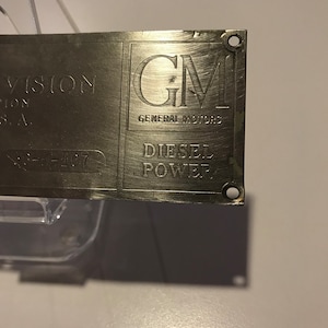 Vintage General Motors Electro-motive Corp 16-567-C Diesel Engine ...