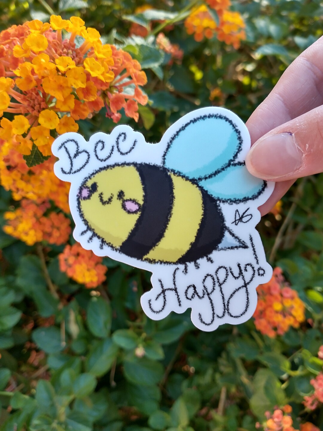 BEE Happy! – Vinyl Sticker - Etsy