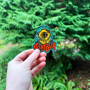 Deep Sea Diver Magnet - Stay Deep - Nautical Magnet - Diving Suit ...