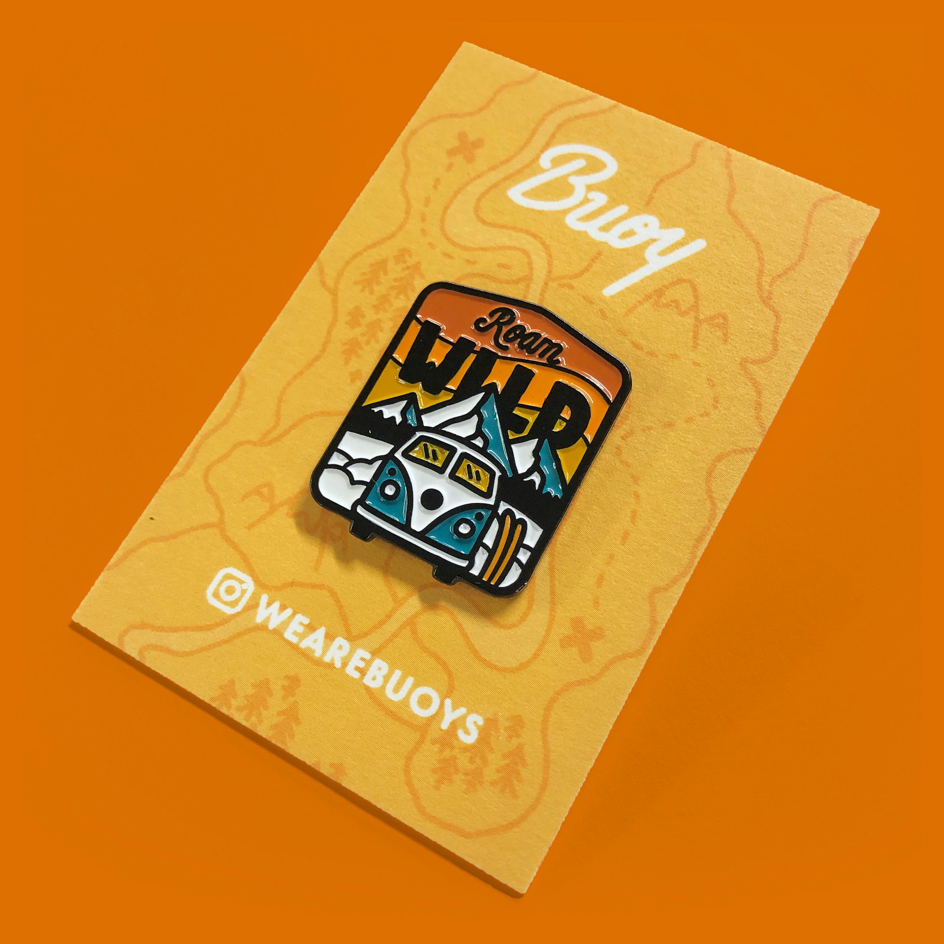 Outdoor Pin Camping Pin Van Life Cute Enamel Pin Roam | Etsy