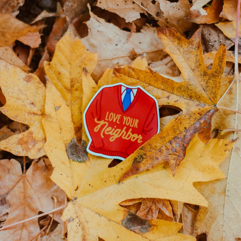 Mister Rogers Sticker Cute Sticker Sweater Sticker Bible | Etsy