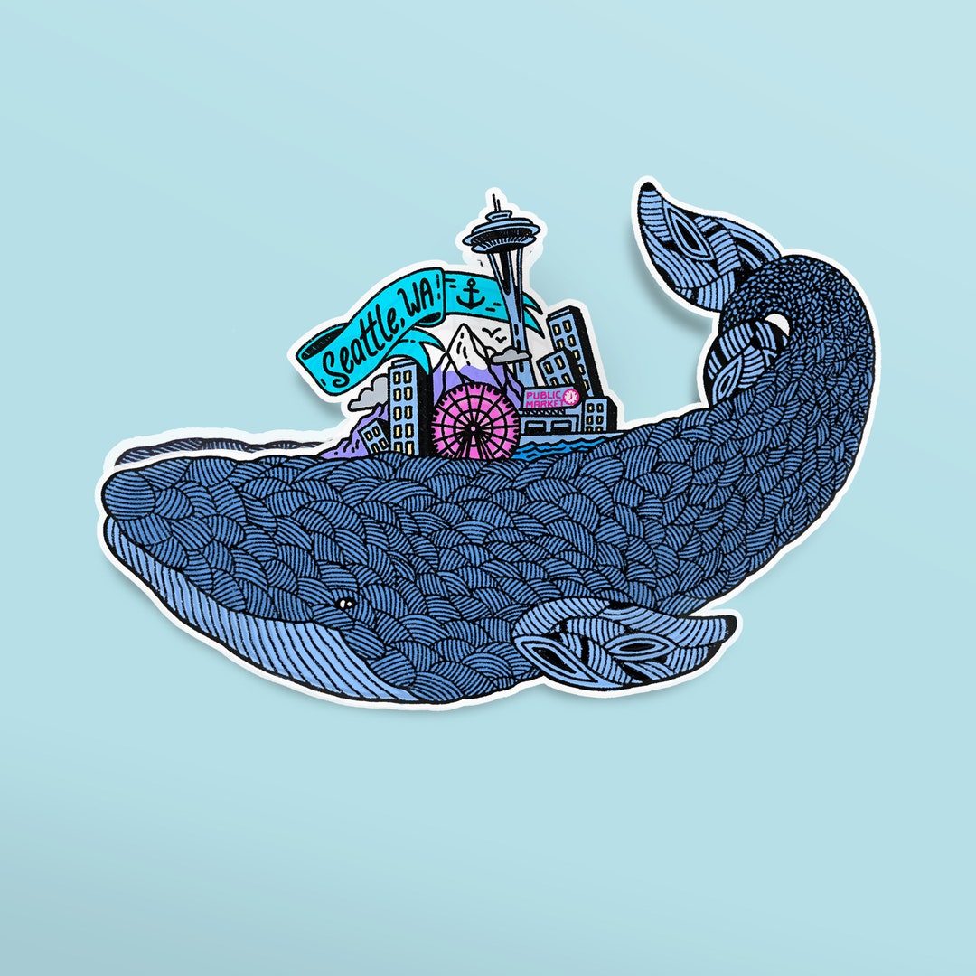 Outdoor Sticker - Seattle Sticker - Pacific Northwest Sticker - Outdoor ...