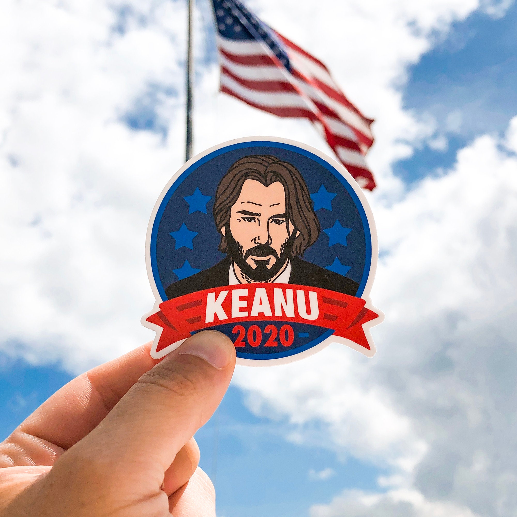 Keanu Sticker Pack Keanu Reeves Political Sticker | Etsy Singapore