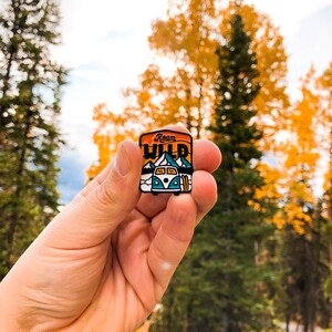 Adventure Pin Pack Outdoor Pin Northern Lights Camping Pin Cabin Pin ...