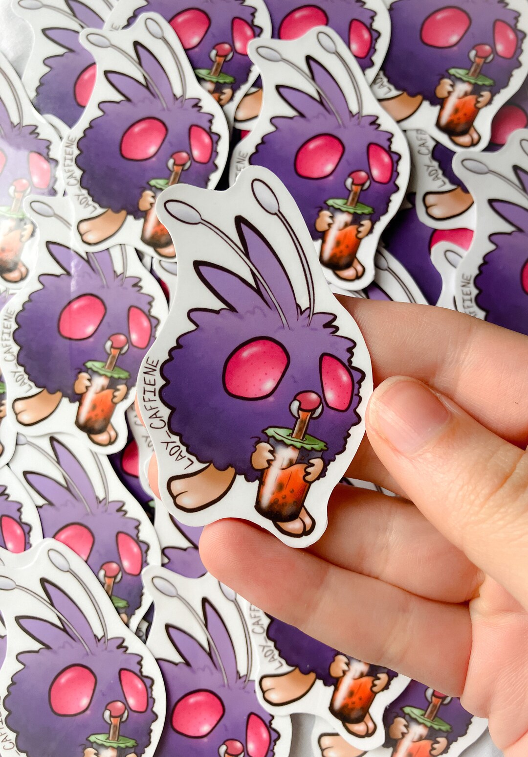 Venonat Boba Sticker - Etsy
