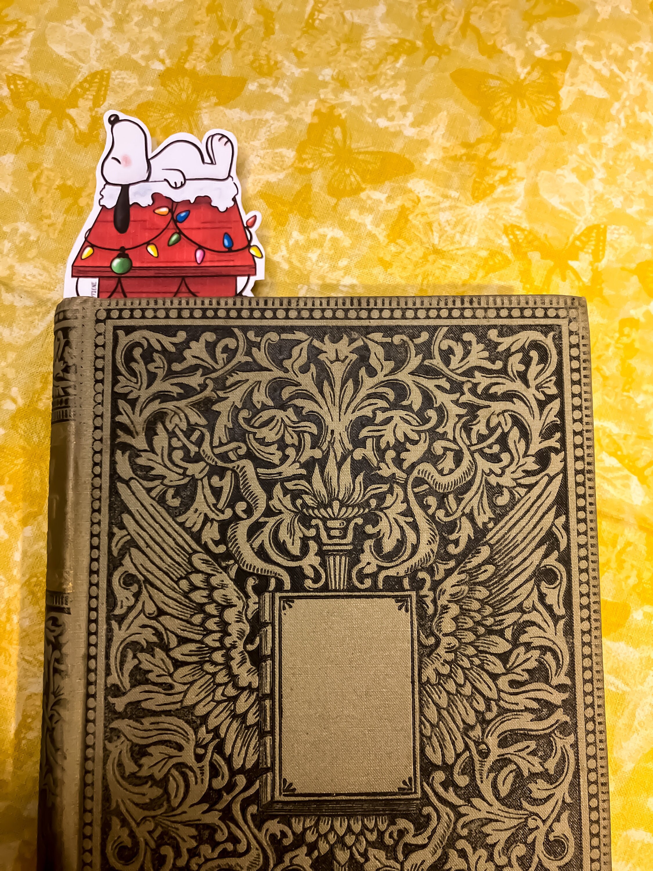 Snoopy Christmas Bookmark - Etsy