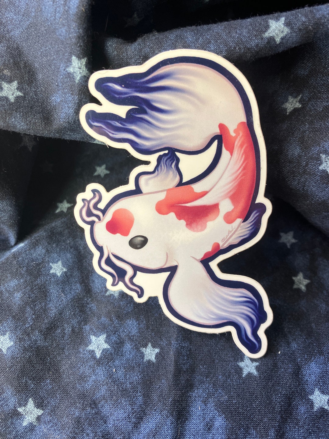 Koi Sticker - Etsy