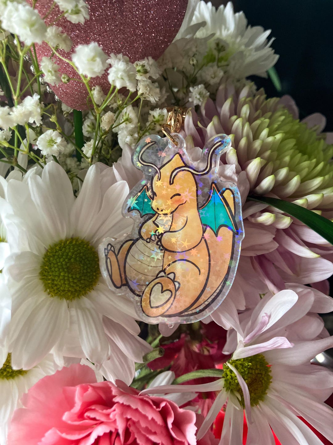 Dragonite Keychain | Pokemon | Keychain | Bag Accessory - Etsy