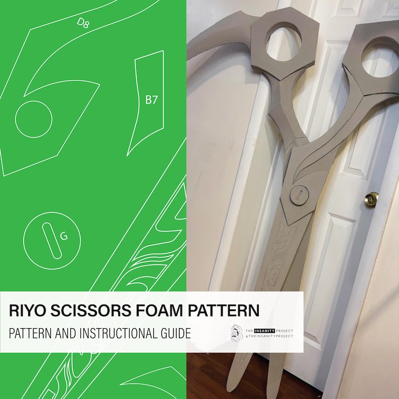 Riyo Reaper Scissors Cosplay Blueprint/instruction Guide (with Movement ...