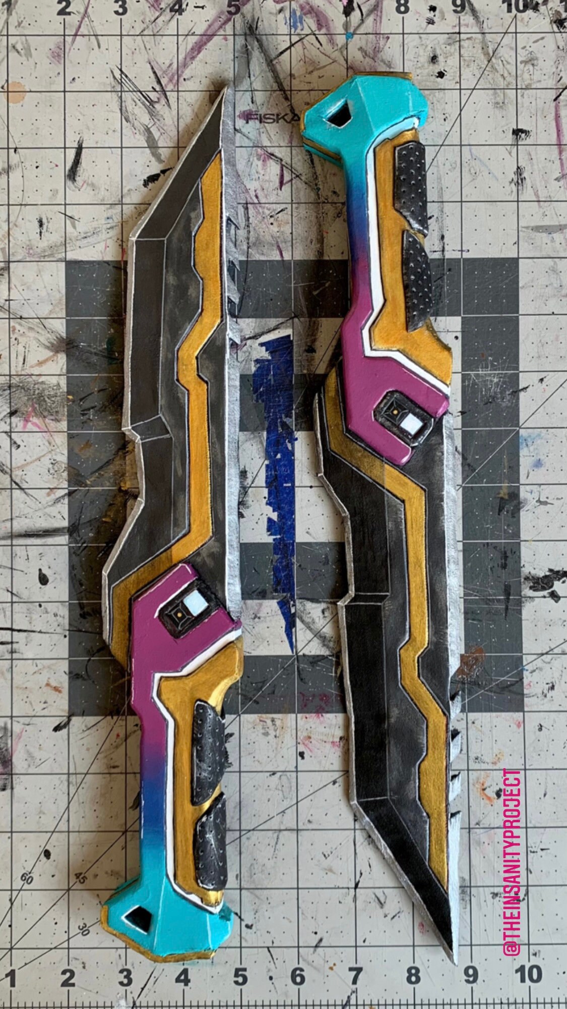 Valorant Glitchpop Knife Blueprint for Foam PDF | Etsy India