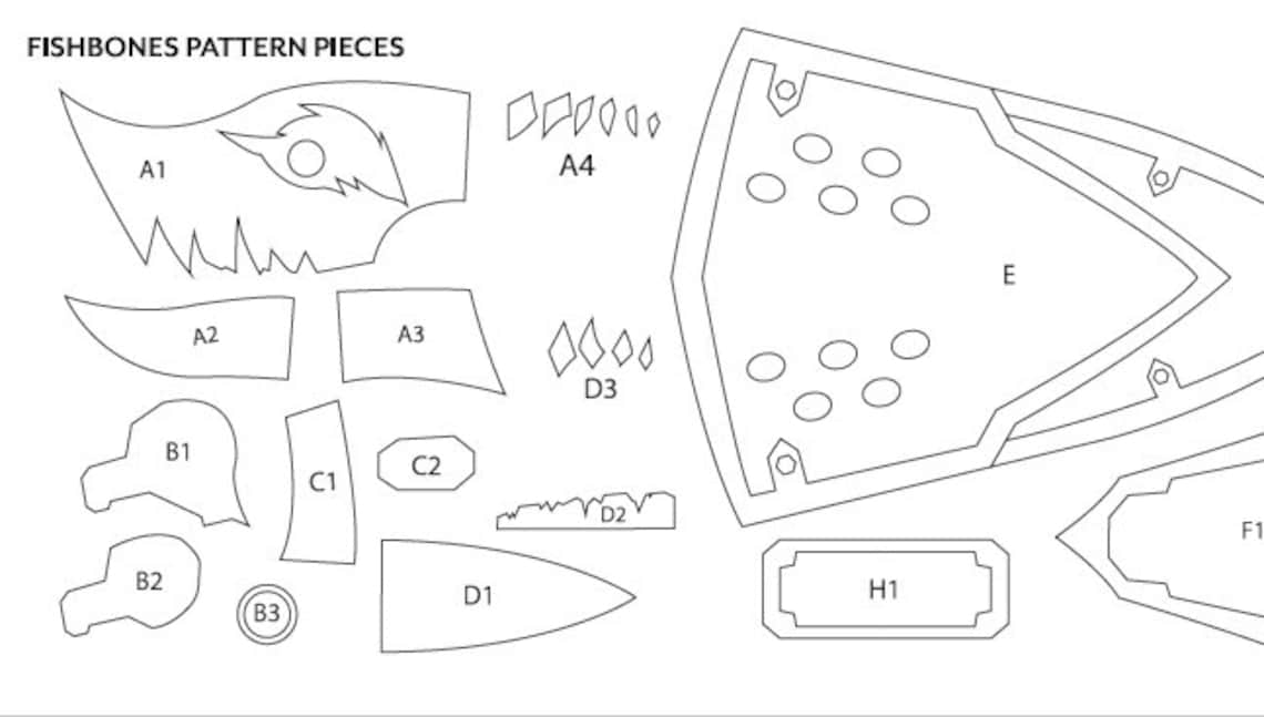 Jinx Arcane Fishbones Cosplay Blueprint and Instruction Guide - Etsy