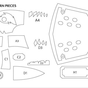Jinx Arcane Fishbones Cosplay Blueprint and Instruction Guide (PDF ...