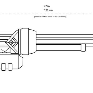 Arcane Caitlyn Rifle Cosplay Blueprint - Etsy