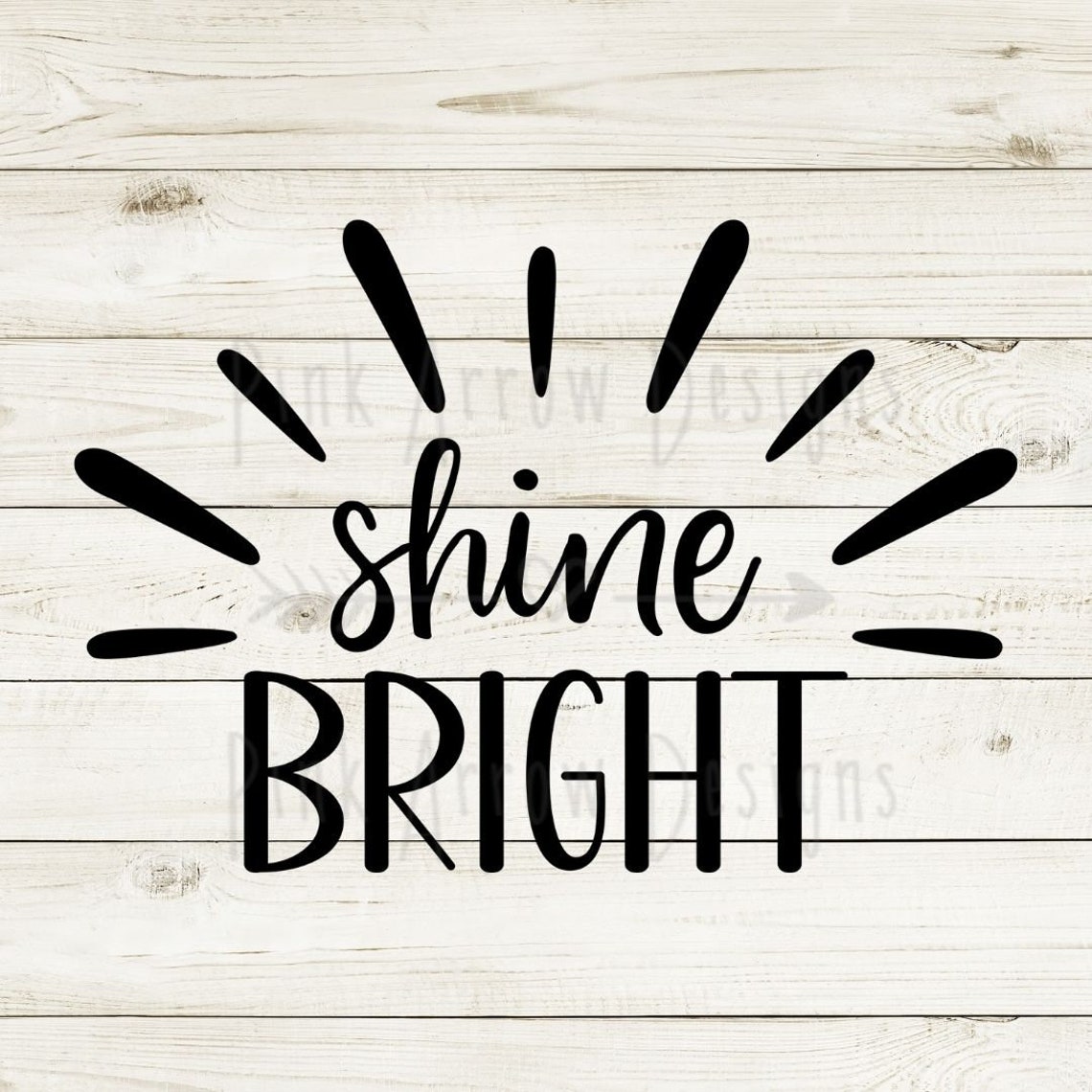 Shine Bright Svg Png Inspirational Saying Svg Be the Light - Etsy