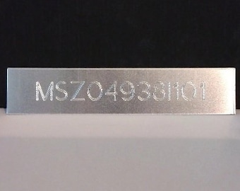 Custom Engraved Small Brass Plaque - Etsy