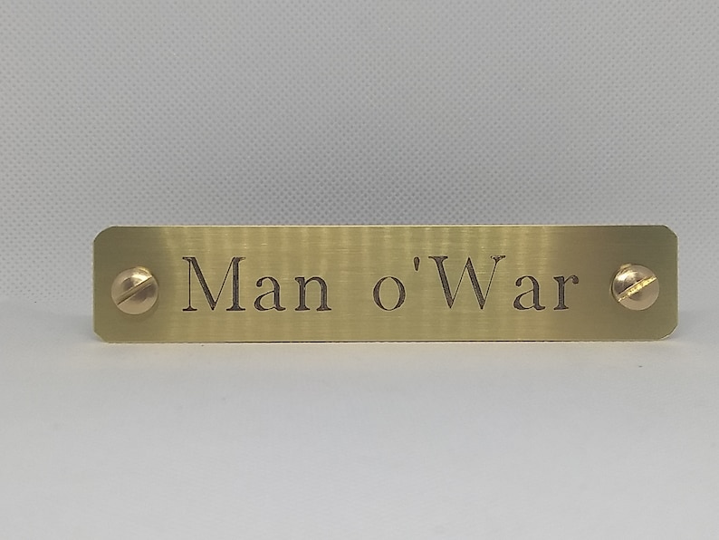 Custom Engraved Brass Horse Halter Name Plate 1" X 5" - Etsy