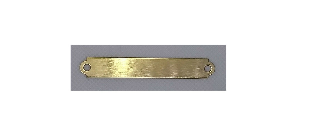 Custom Engraved Small Brass Plaque - Etsy