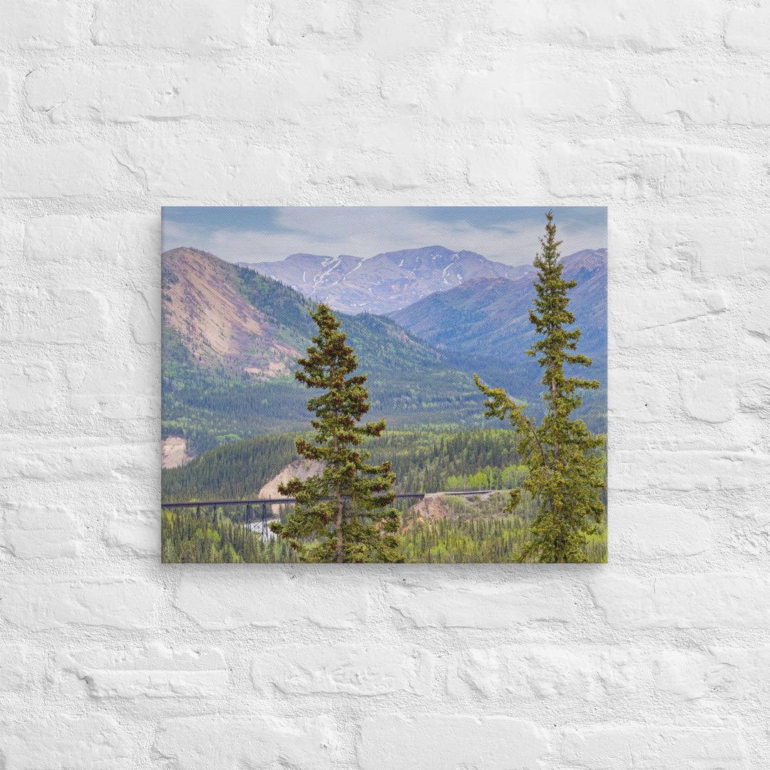 Alaska Railroad Photography - Denali National Park Vista - Mountain ...