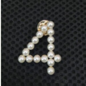 Pearl Numbers| Line Number| Number Pin| DIVA| MIP Gift| Pretty Girl| - Etsy