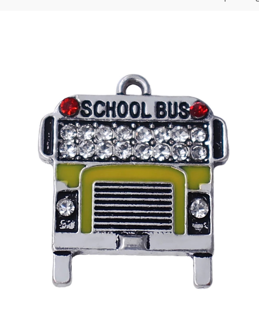 School Bus Charm - Etsy