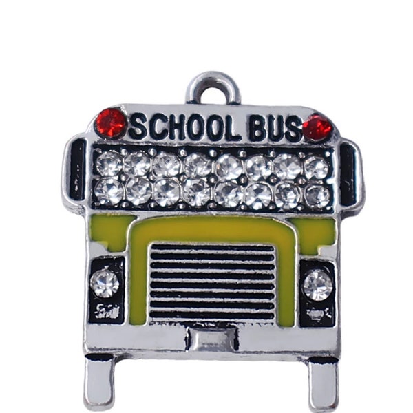 School Bus Charm - Etsy