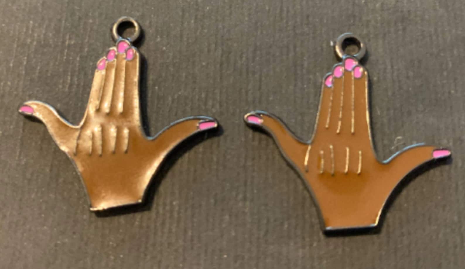 The Hands Charms | Etsy