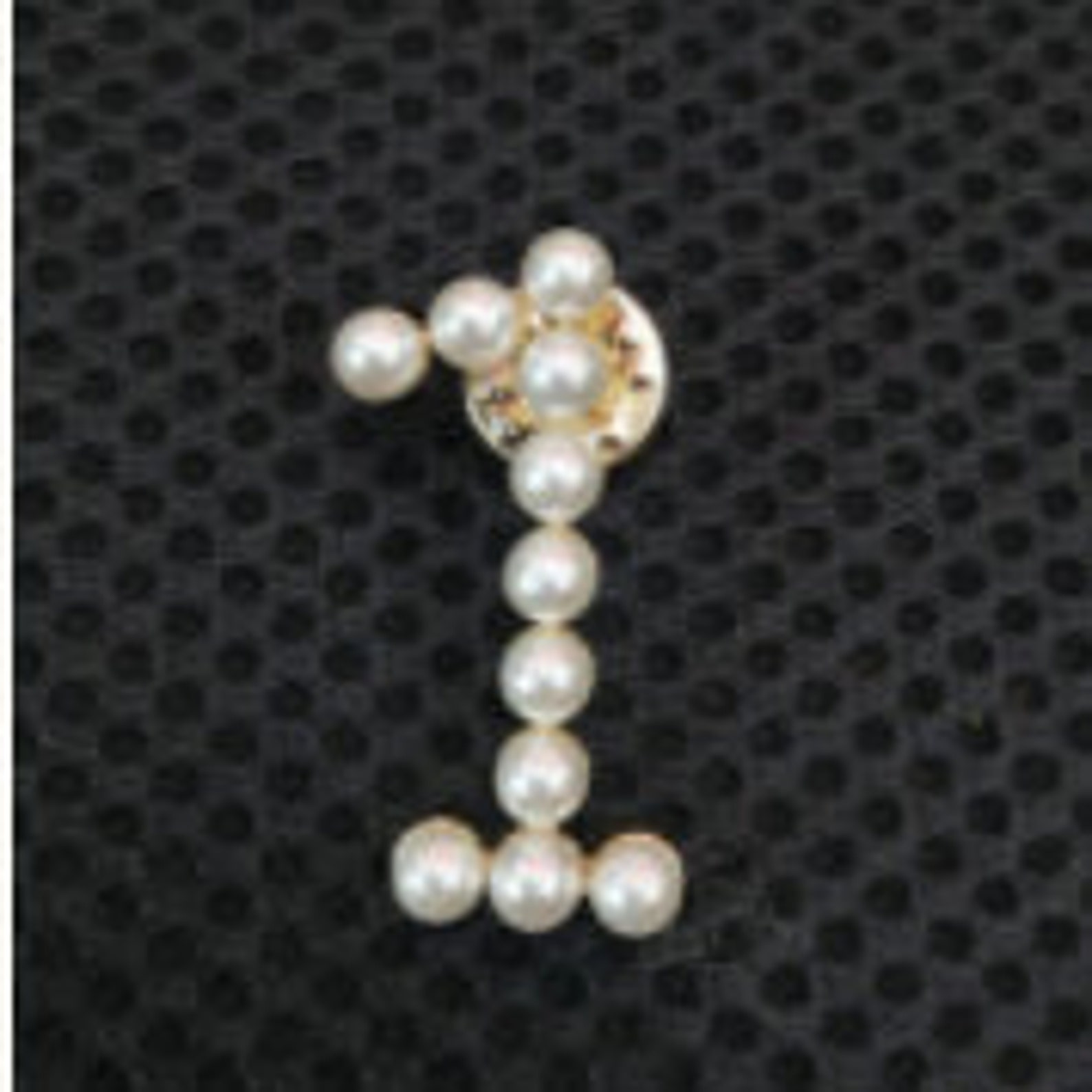 Pearl Numbers Line Number Number Pin DIVA MIP Gift Pretty - Etsy