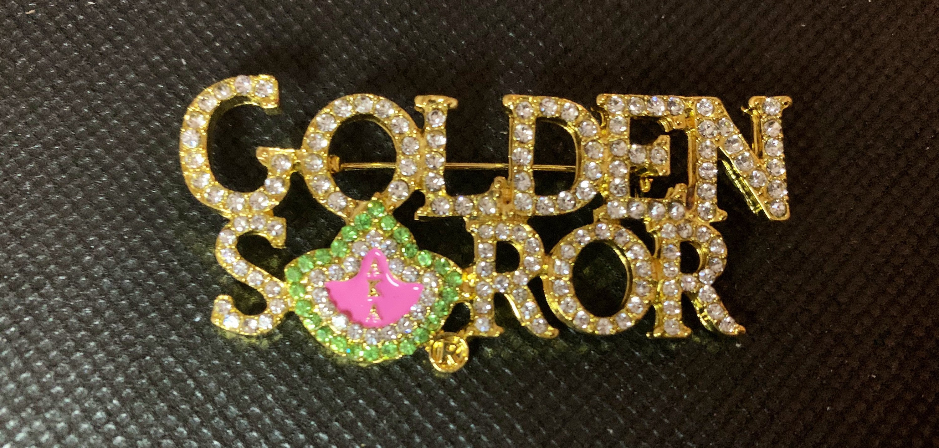 Golden Brooch - Etsy