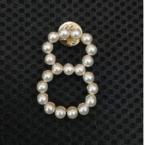 Pearl Numbers| Line Number| Number Pin| DIVA| MIP Gift| Pretty Girl| - Etsy