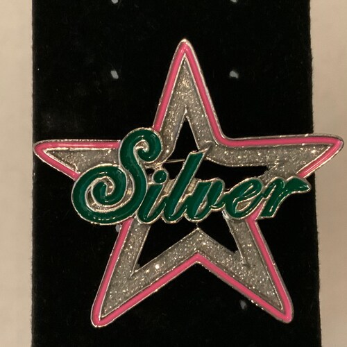 Silver Star Billboard Print off the Shoulder Sweatshirt | Etsy