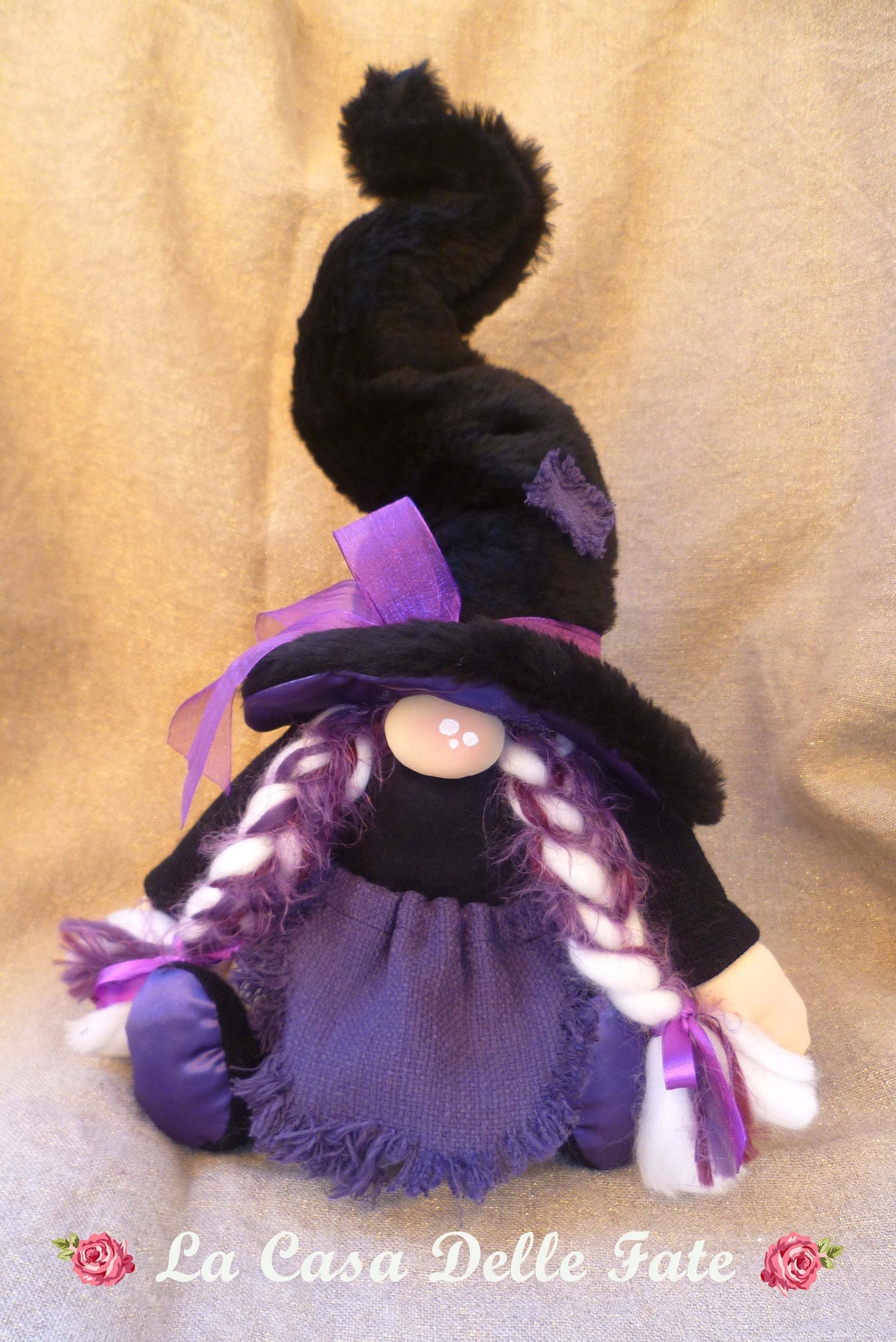 Halloween Witch Girl Gnome Hag Female Gnome Swedish Tomte - Etsy