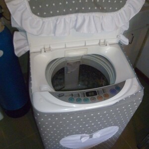 Custom Washing Machine Cover for a Top Loading, Small Washing Machine ...