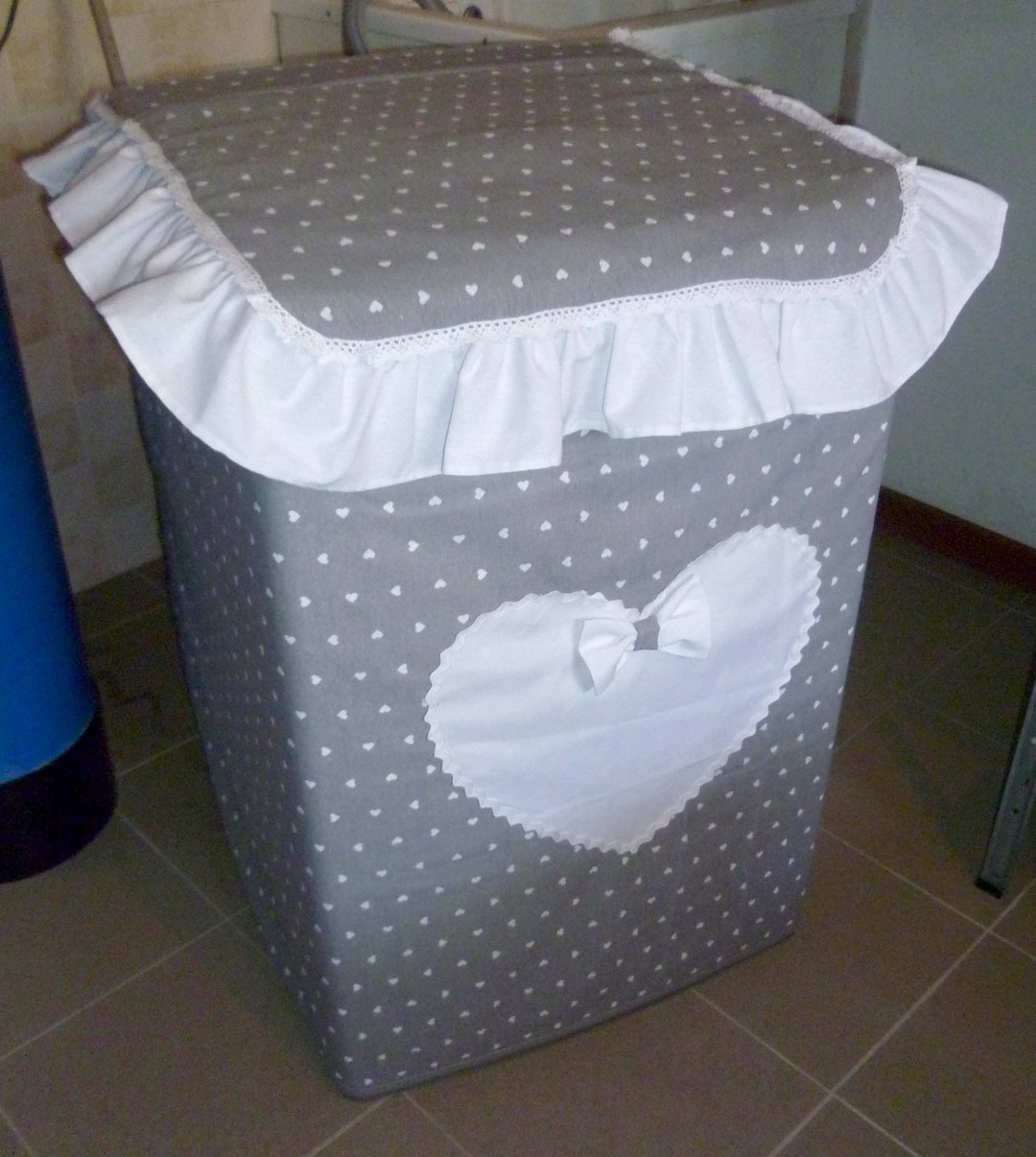 Custom Washing Machine Cover for a Top Loading, Small Washing Machine ...