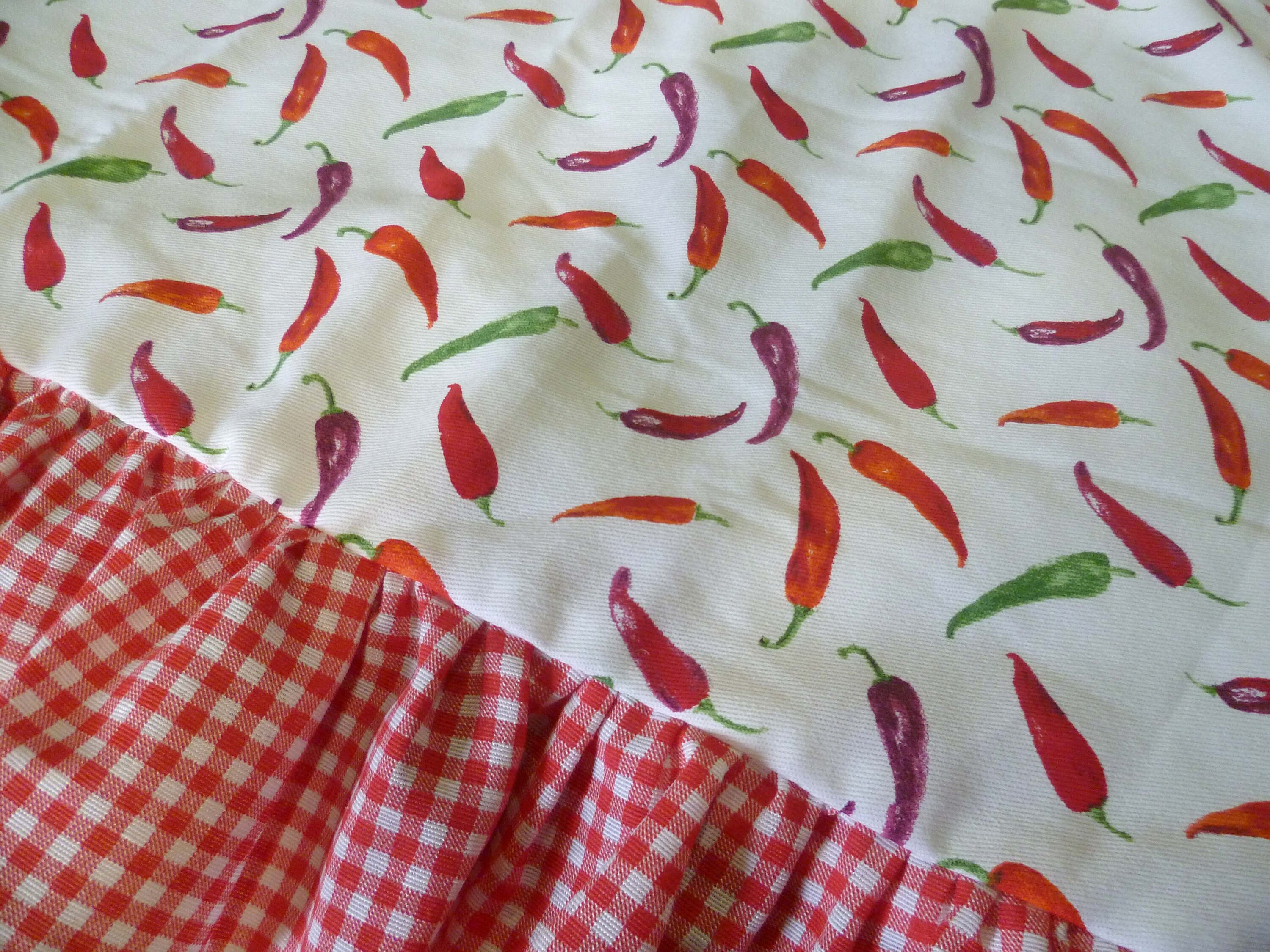 Red Chili Peppers Stove Top Cover, Cook Top Cover, Red Chillies Stove ...