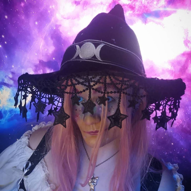 Black Mage Hat - Etsy