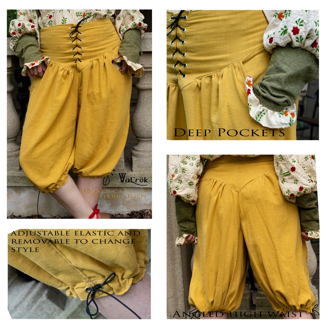 HAGARR Capri by Val'rök Made on Order LARP Ninja Sarouel Harem Puffy ...