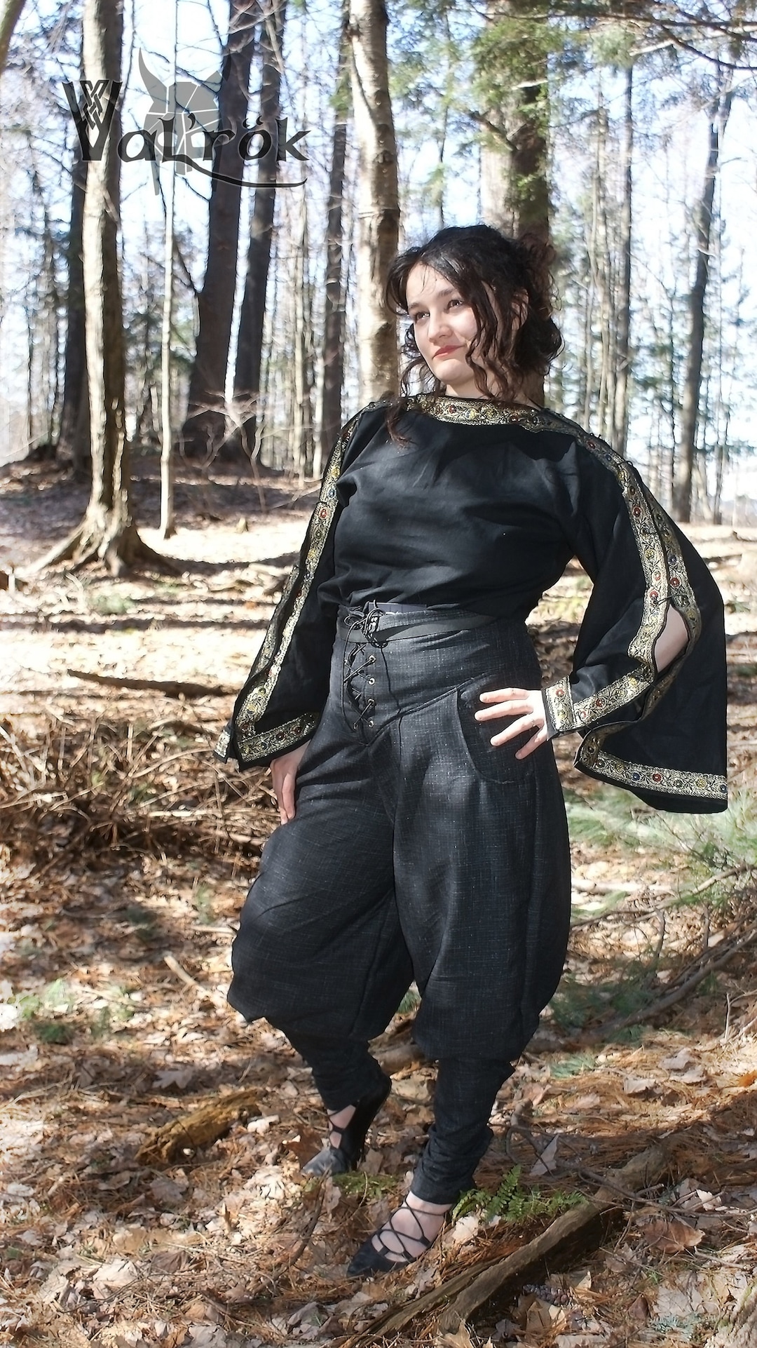 ERIKURR Genderless Pants by Val'rök *made on Order* LARP Ninja Sarouel ...