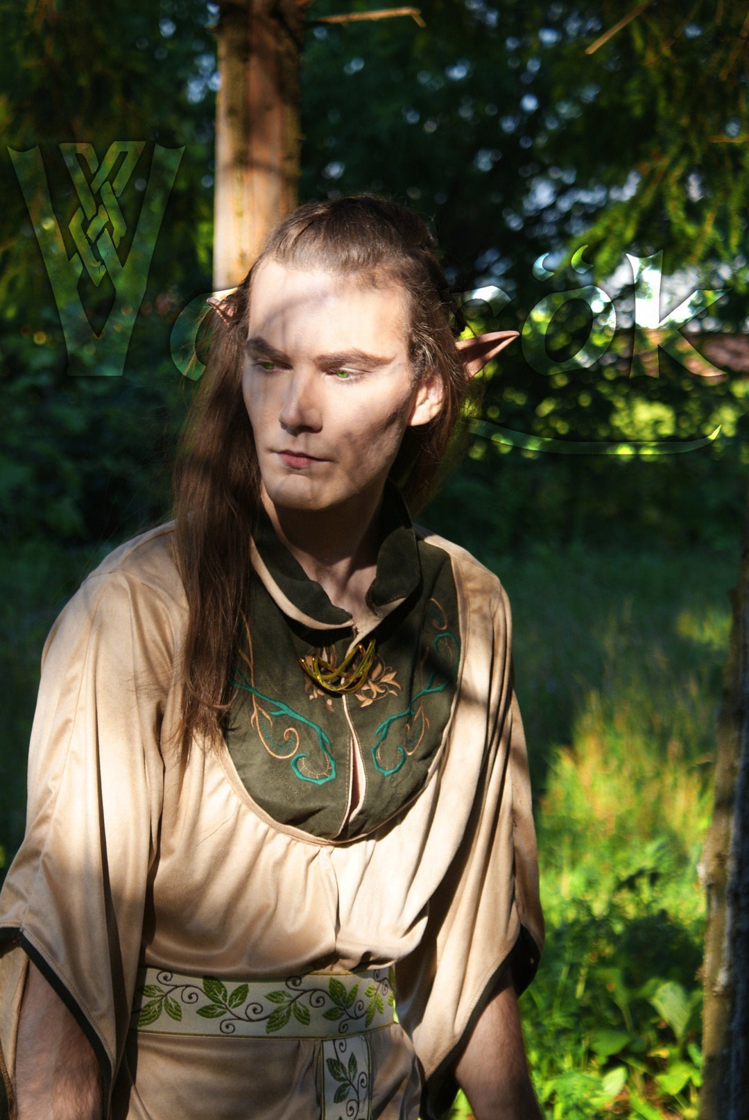 LÚNA-NOLDORR Tunic by Val'rök Limited Edition Medieval Costume LARP Elf ...