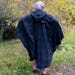 Cleric Cloak Navy PLAID Wool by Val'rök Unique Item Ready Ot Ship - Etsy