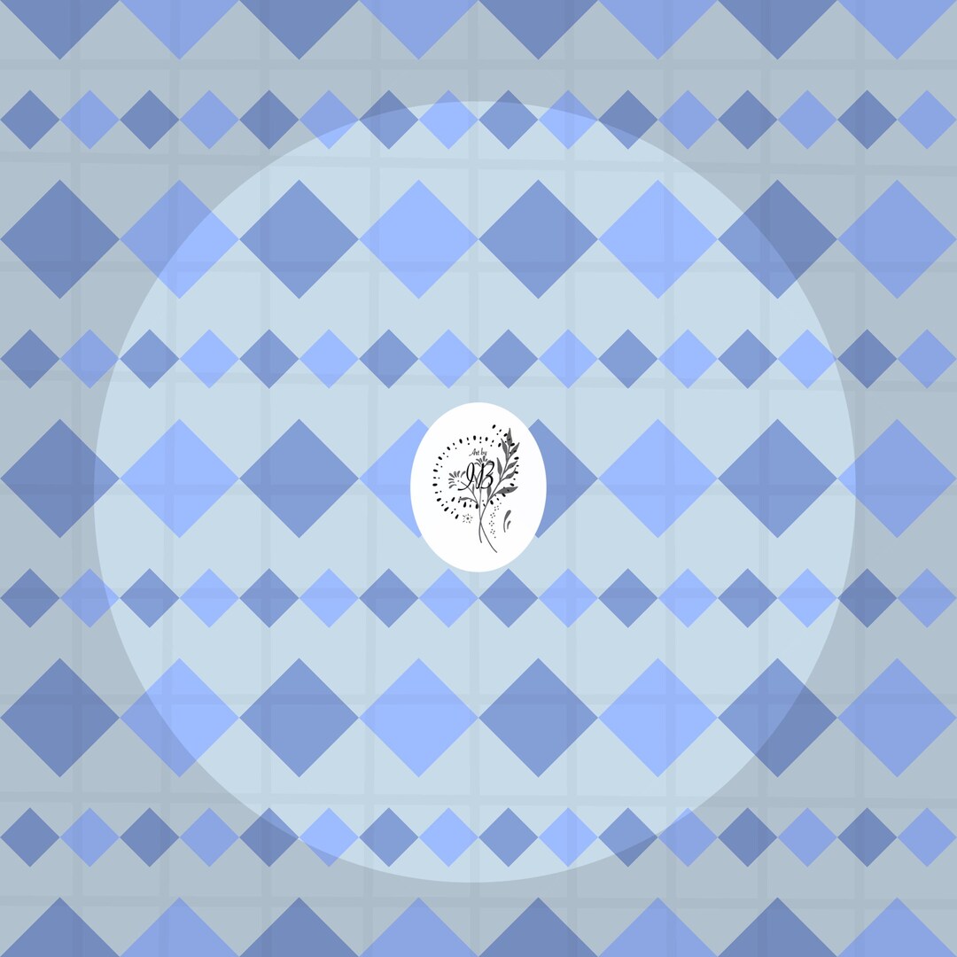 Blue Diamond Checkered Seamless Pattern | Digital Download - Etsy
