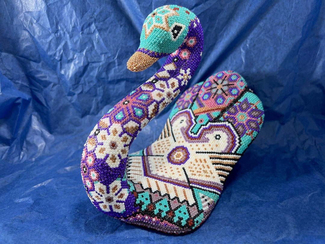 Swan Sculpture - Bead Art - Etsy