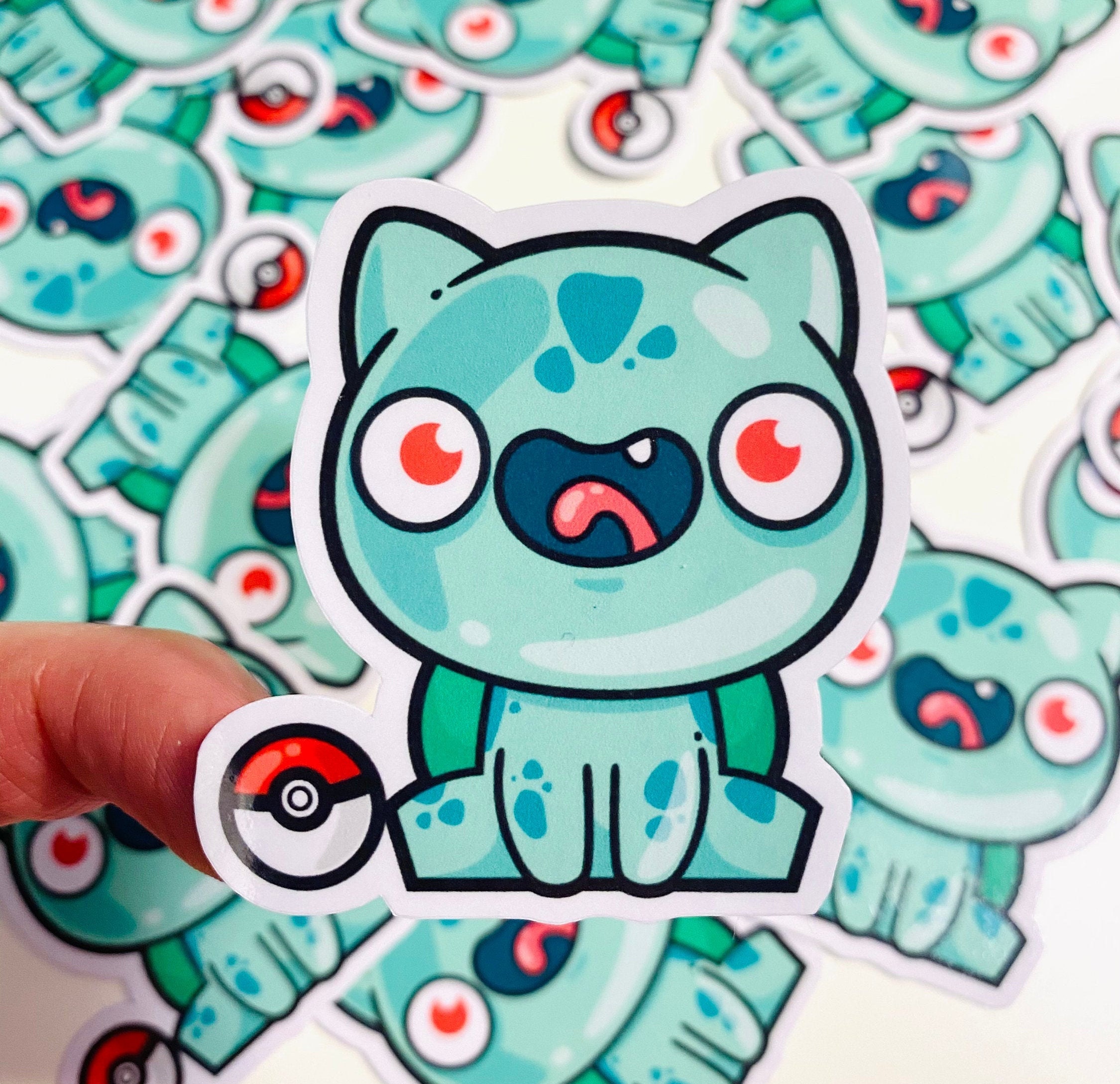 Bulbasaur sticker / Pokemon Sticker / sticker / Nerd / Geek / | Etsy